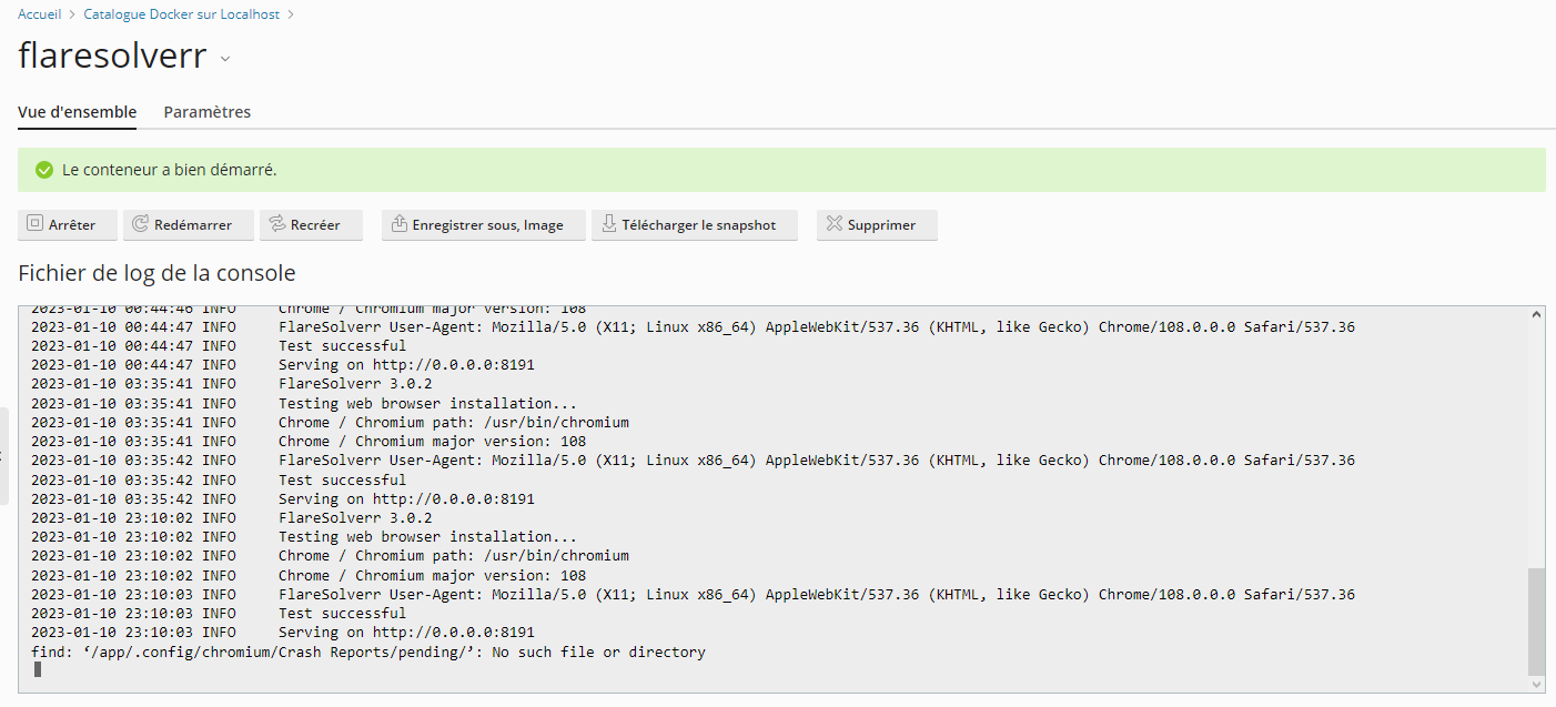 find: ‘/app/.config/chromium/Crash Reports/pending/’: No such file or directory · Issue #668 ...