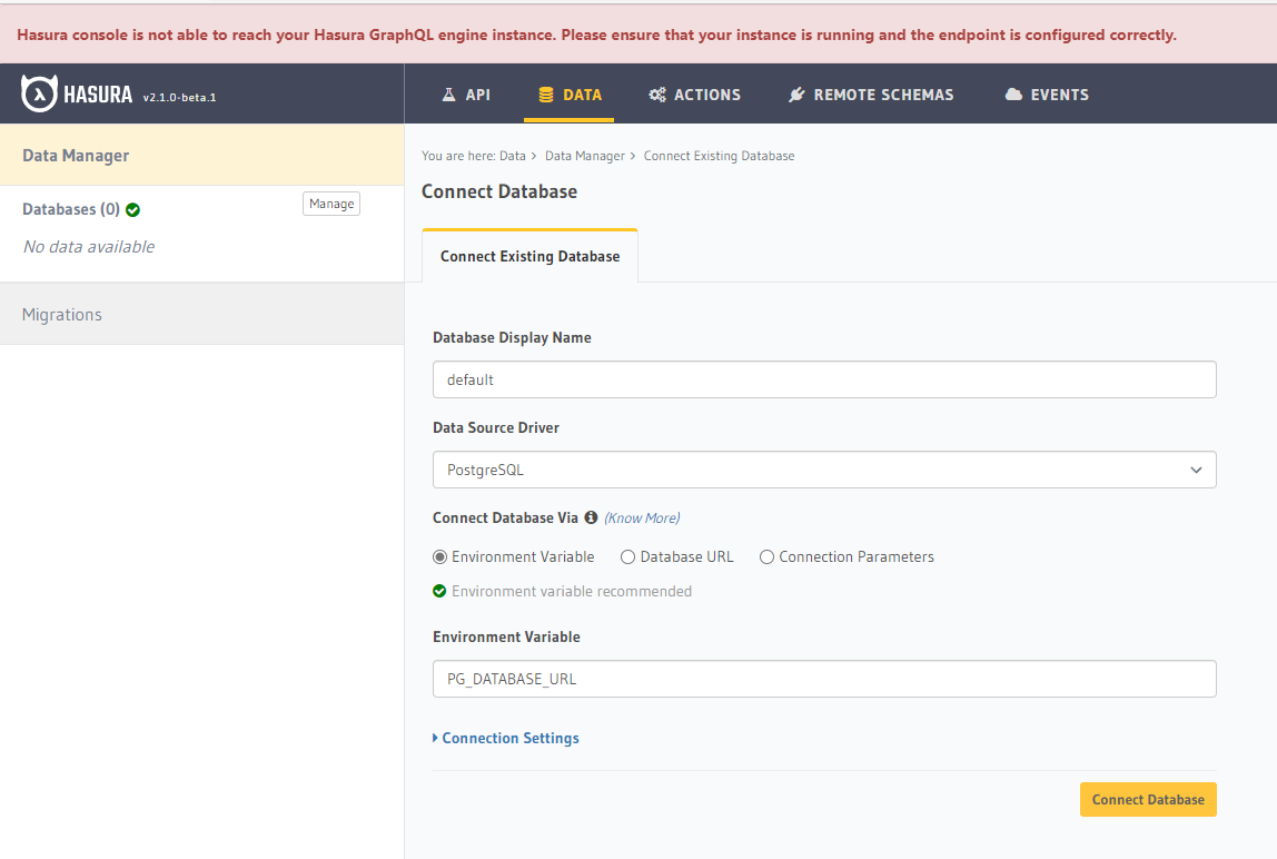 CLI console crashes when adding datasource if cli is older version · Issue #7689 · hasura ...