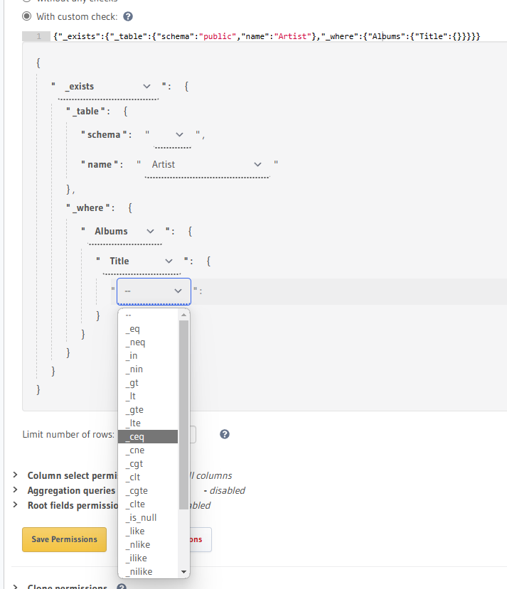 Console Crashes When Using Column Comparison Operators In Relationship