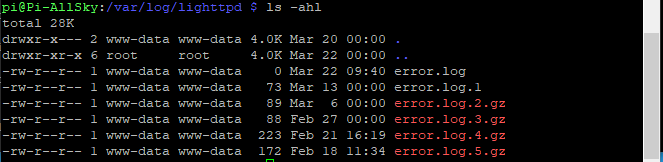 Log Files · Issue #1085 · AllskyTeam/allsky · GitHub
