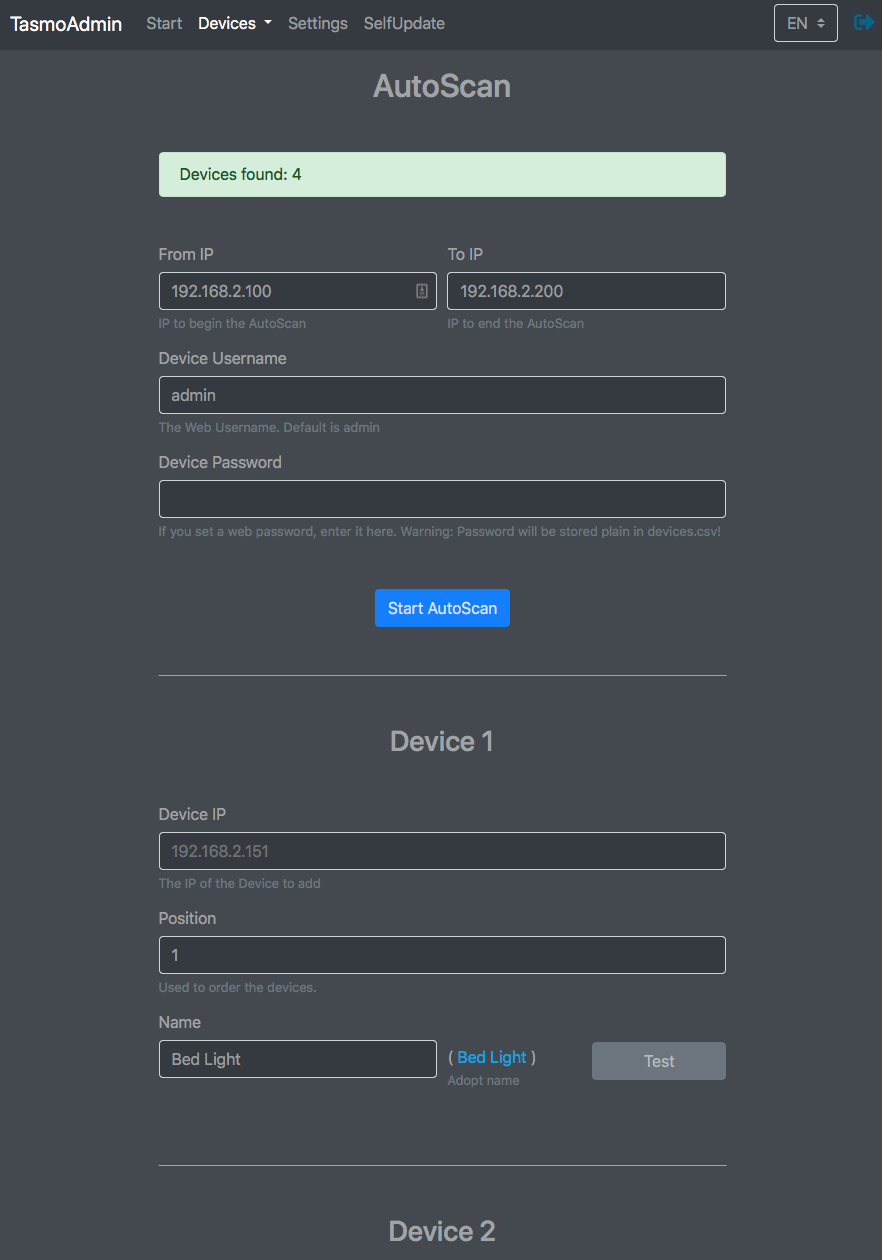 Error during autoscan · Issue #107 · TasmoAdmin/TasmoAdmin · GitHub