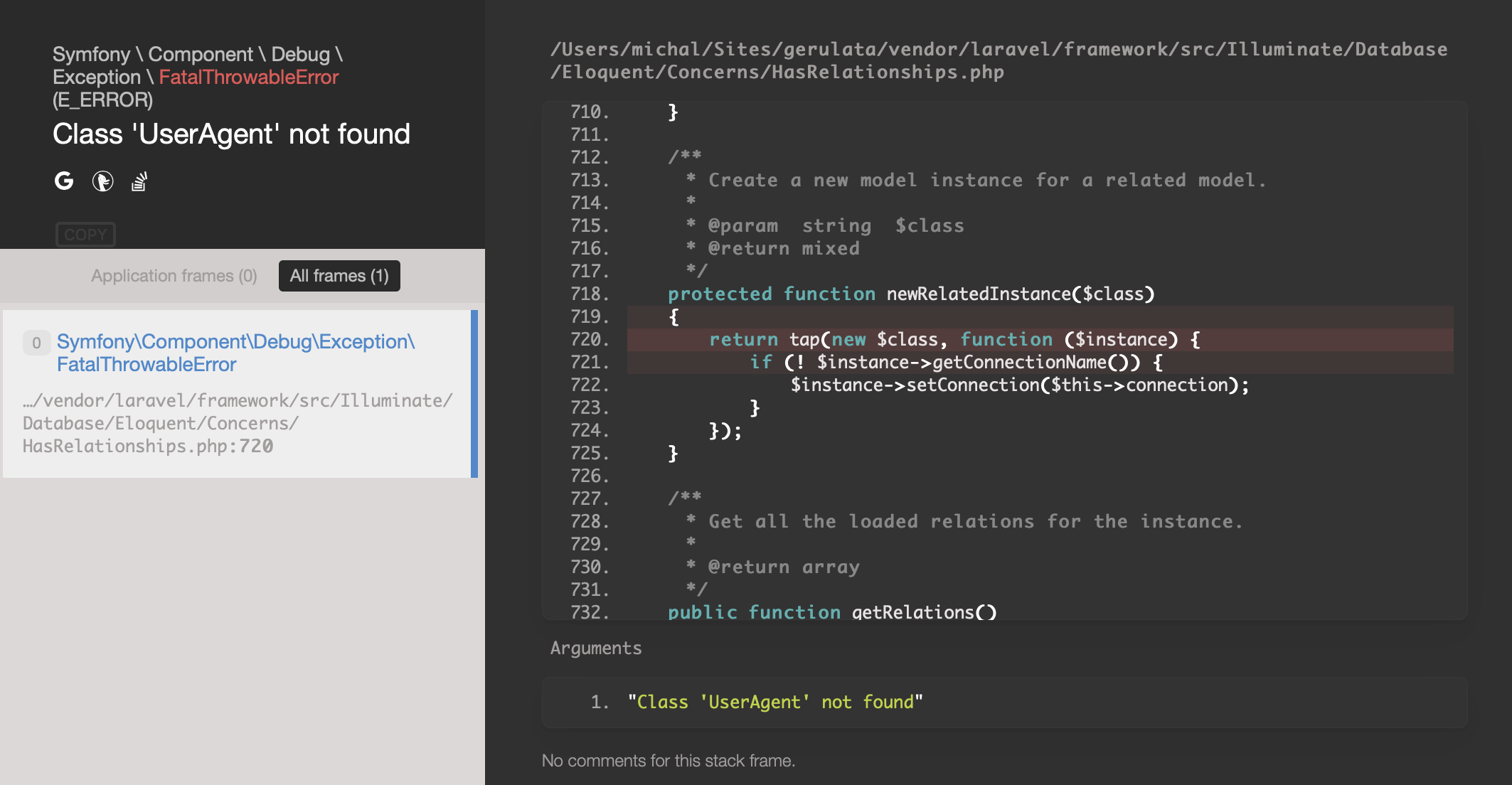 BelongsTo field when using namespaced model · Issue #1565 · laravel/nova-issues · GitHub