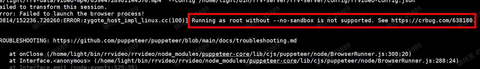 [Bug]: [ rrvideo ] run rrvideo in linux is error · Issue #1289 · rrweb ...