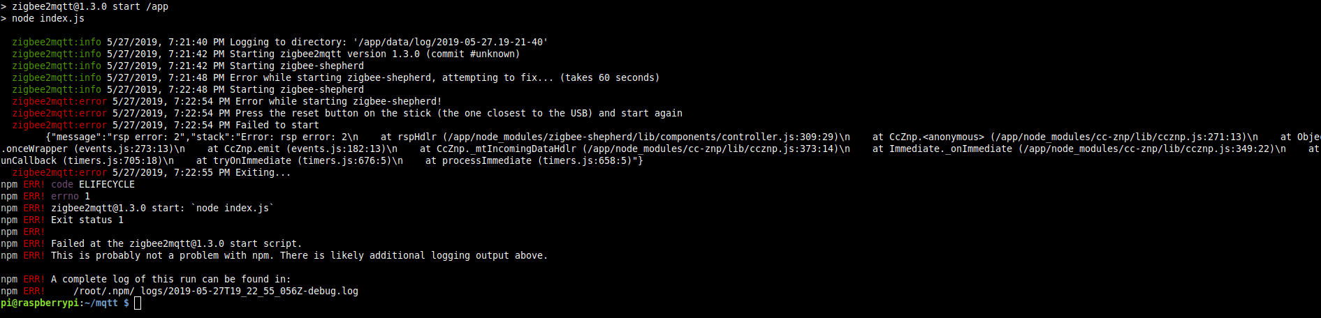 CC2531 Zigbee3.0 does not work · Issue #1579 · Koenkk/zigbee2mqtt · GitHub