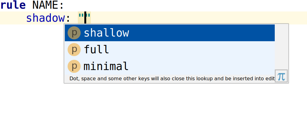 Completion for `shadow` level values · Issue #12 · JetBrains-Research ...