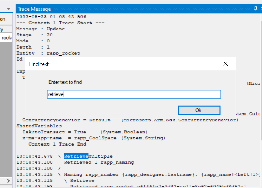 Add search criteria Trace Message · rappen PluginTraceViewer ...