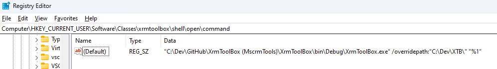 Opening with overridepath AND other parameters -> breaks after · Issue #1199 · MscrmTools ...