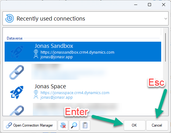 Connection: Esc = Cancel · Issue #1245 · MscrmTools/XrmToolBox · GitHub