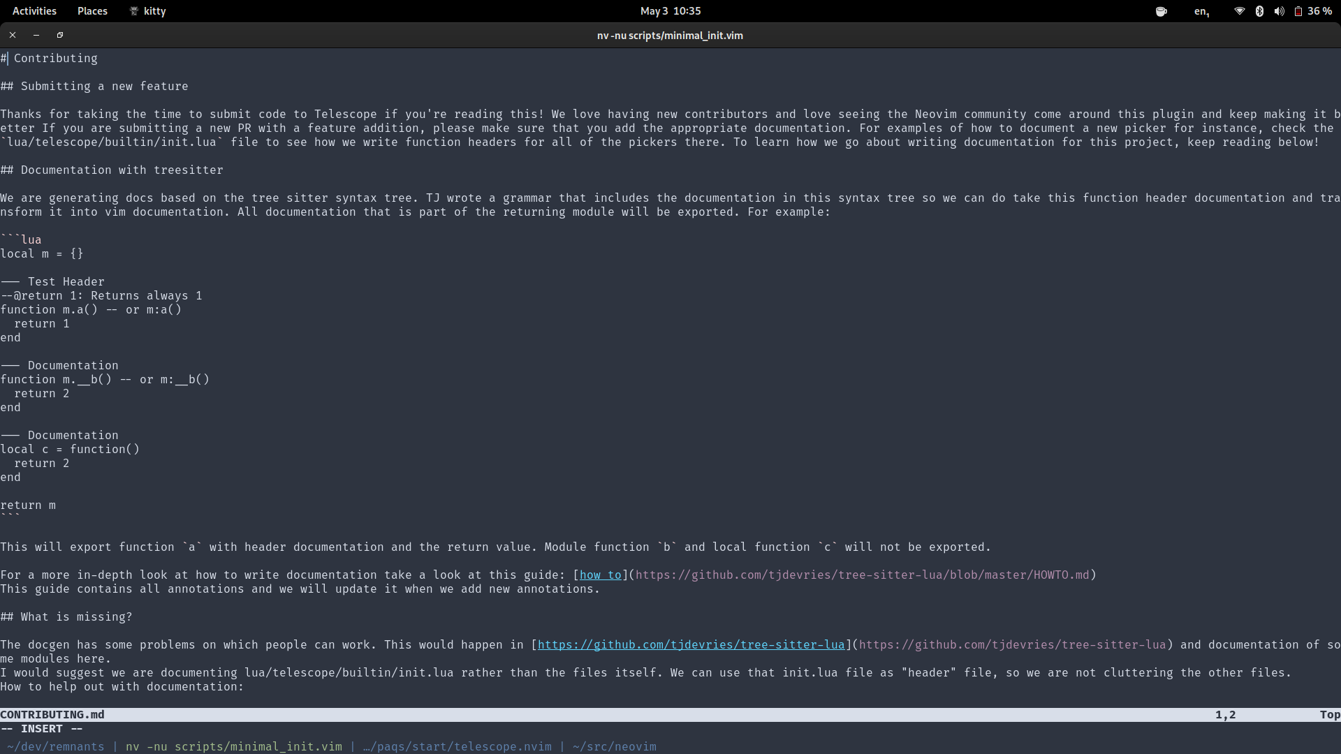 Since #544c5ee opening a file causes neovim to enter insert mode after ...