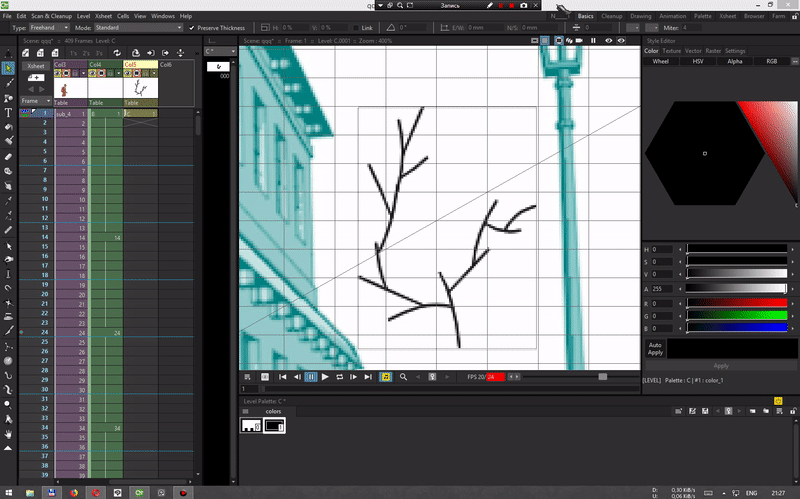 "Visualize Vector as Raster" glitches (gif). · Issue #1818 · opentoonz ...