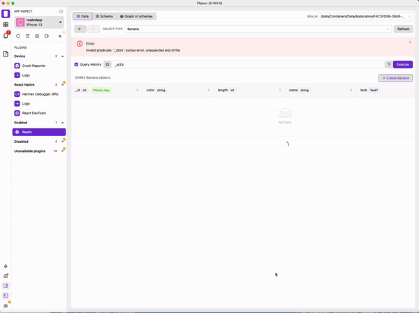 Invalid RQL Query incorrectly renders infinite loading spinner · Issue ...