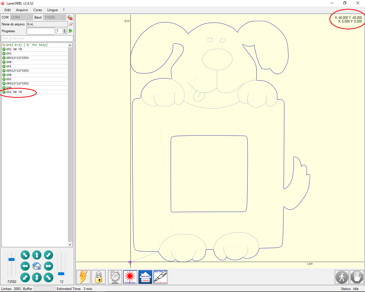 Cursor Position Wrong 301 · Issue 486 · Arkypitalasergrbl · Github
