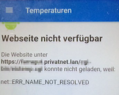 Android client 2.0 RC7 only shows white screen after clicking on ...