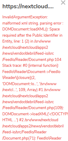 RSS feed broken · Issue #1136 · nextcloud/nextcloud.com · GitHub