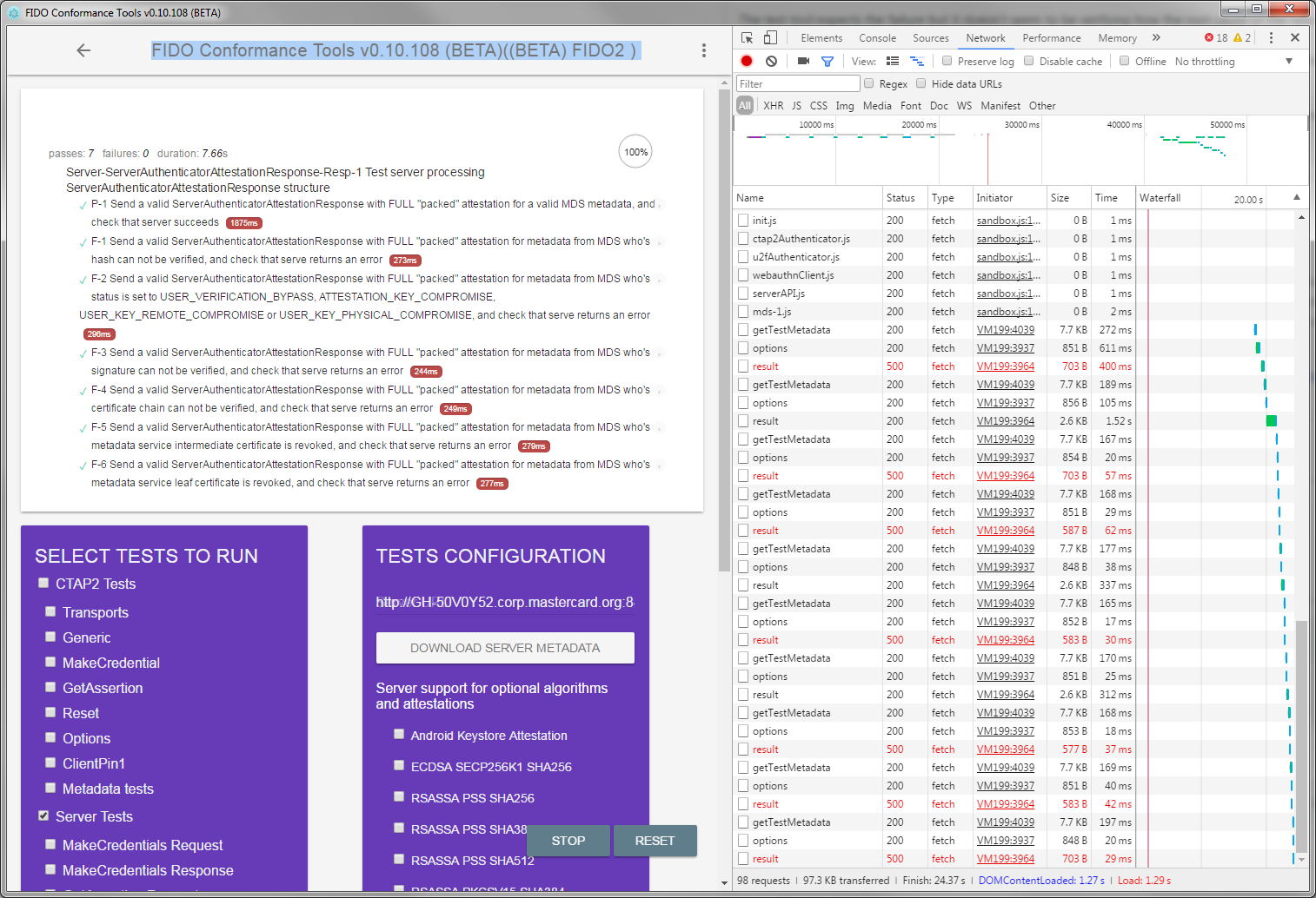 Problem with MDS negative tests F3,F4,F5,F6 · Issue #390 · fido ...