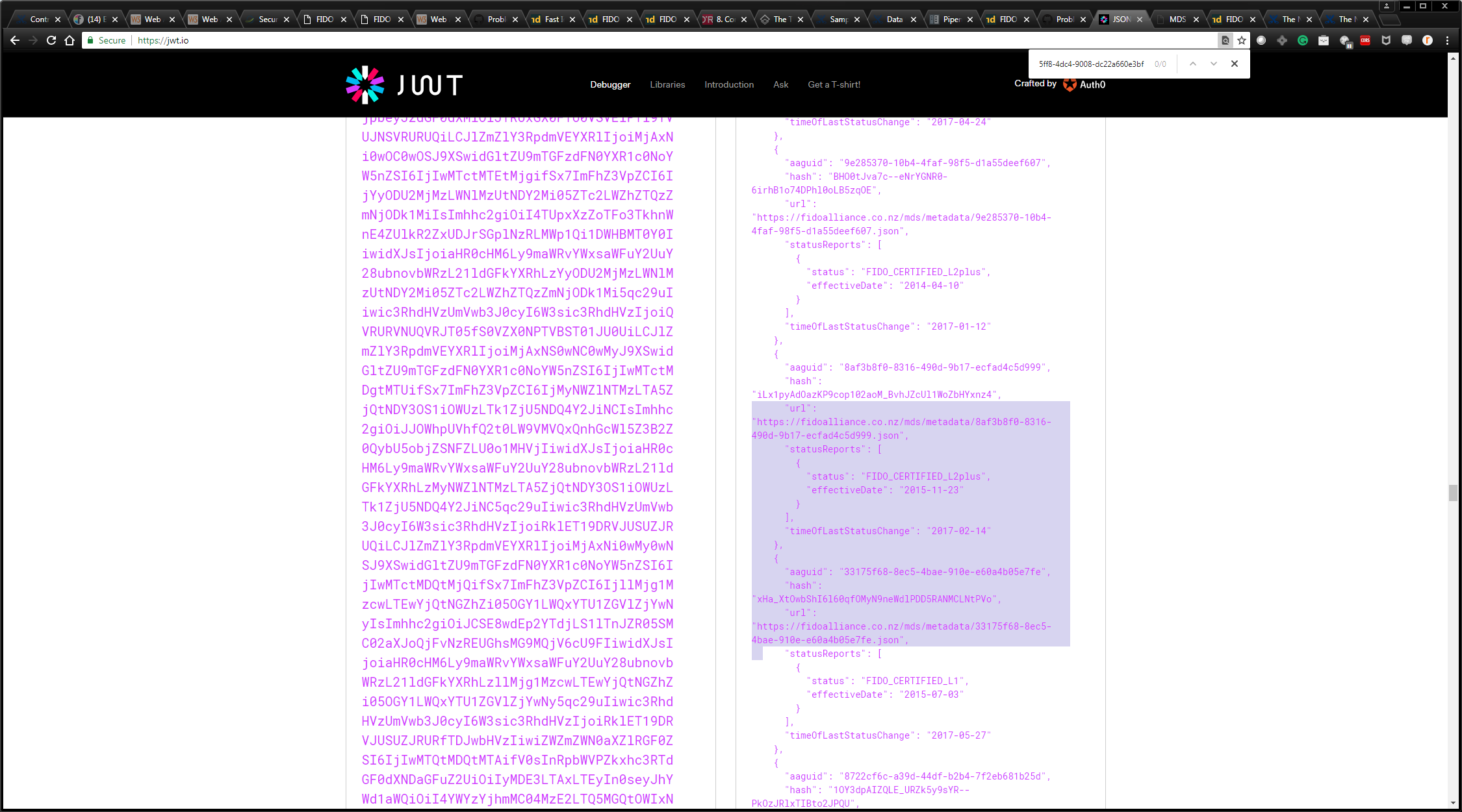 Problem with MDS negative tests F3,F4,F5,F6 · Issue #390 · fido ...