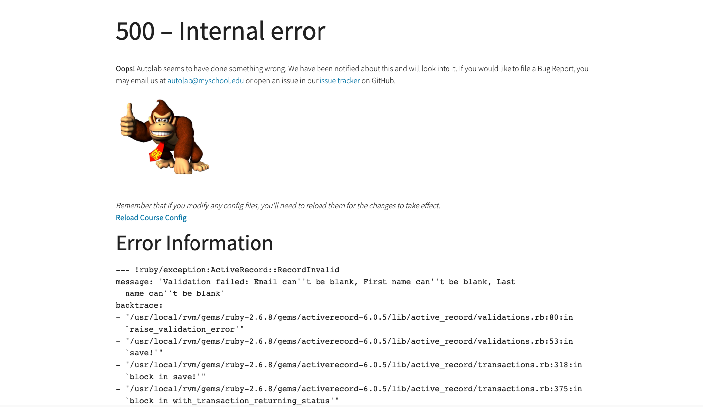 Saving A New User With No Fields Filled Results In 500 Error · Issue 4090
