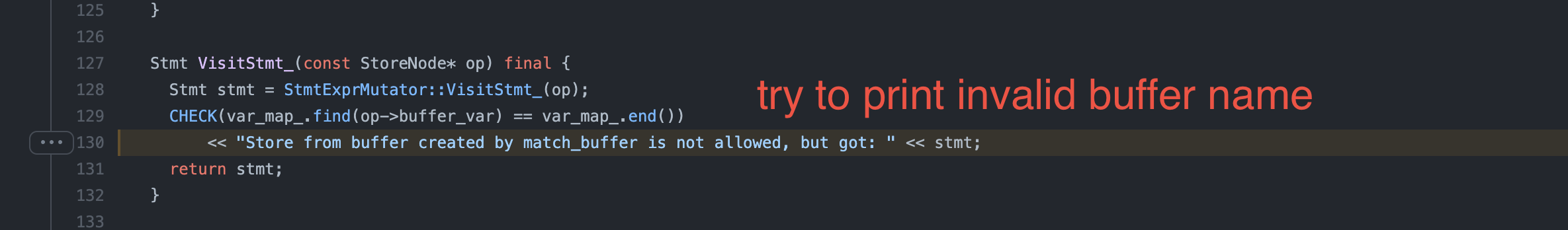 [Bug] buffer name becomes invalid after applying pass PlanAndUpdateBufferAllocationLocation and ...