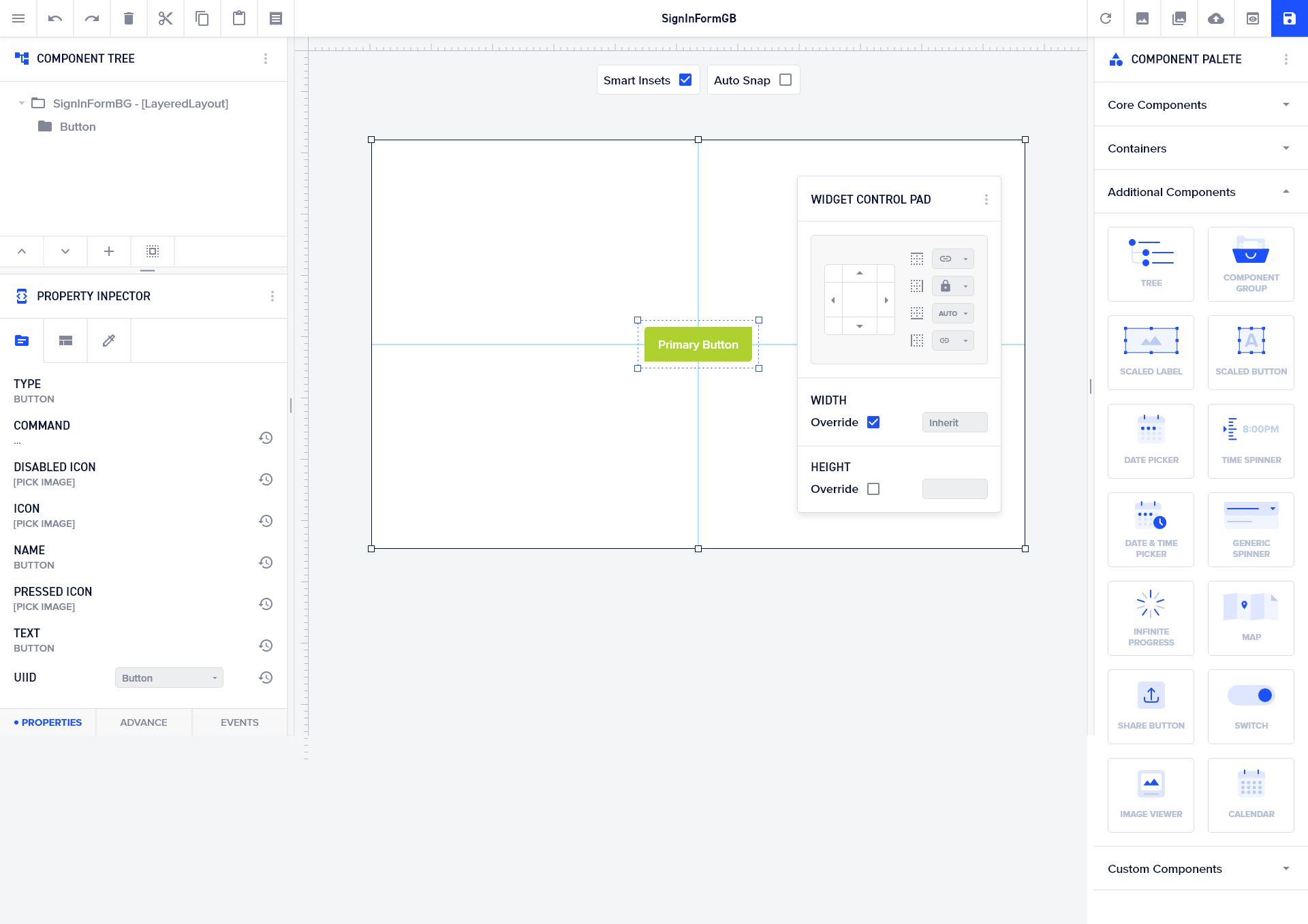 New design for GUI builder · Issue #3175 · codenameone/CodenameOne · GitHub