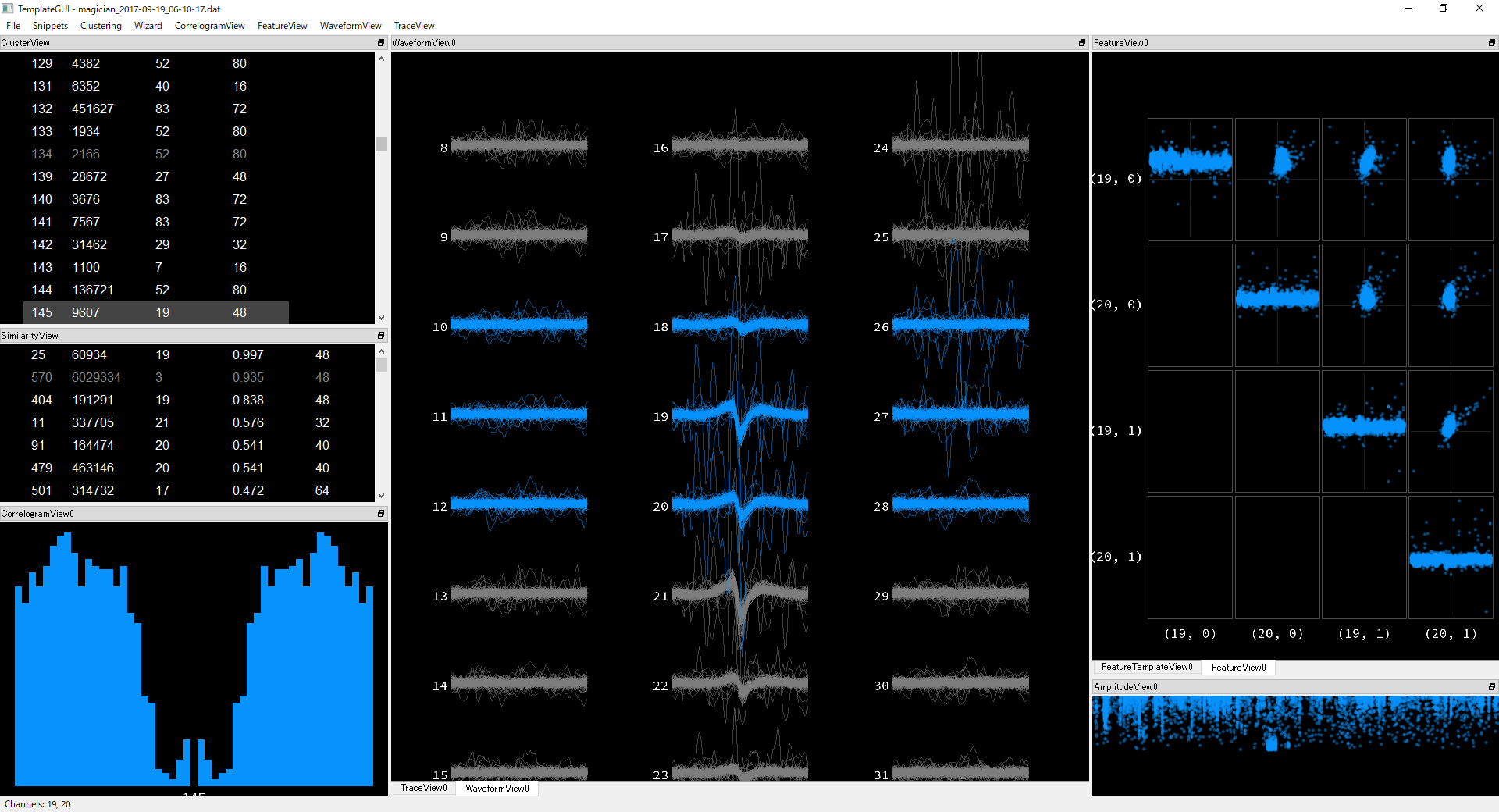Sinusoidal noise / clusters with multiple peaks · Issue #98 · cortex-lab/KiloSort · GitHub