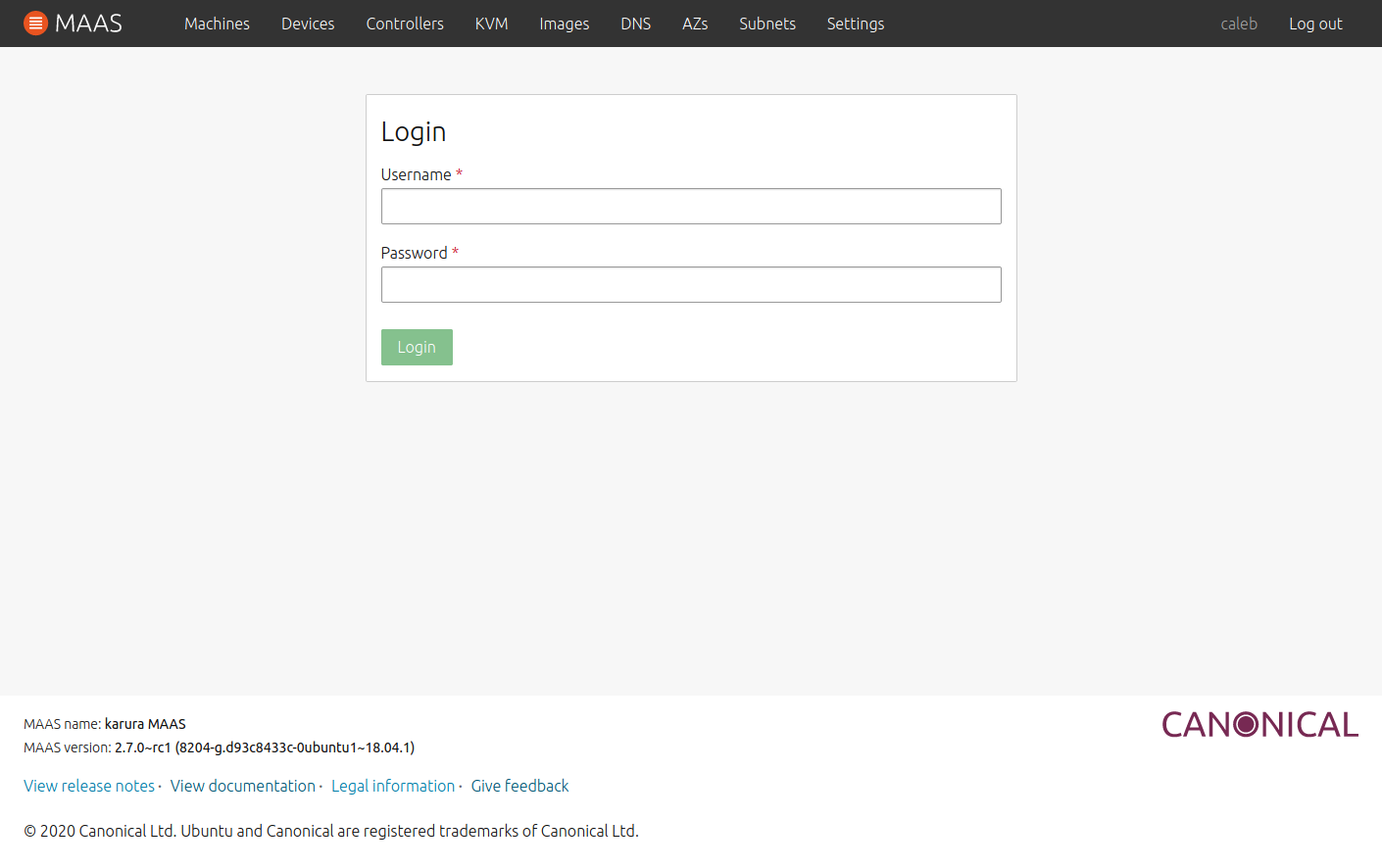 Logging out from the React side doesn't clear the header · Issue #629 · canonical/maas-ui · GitHub