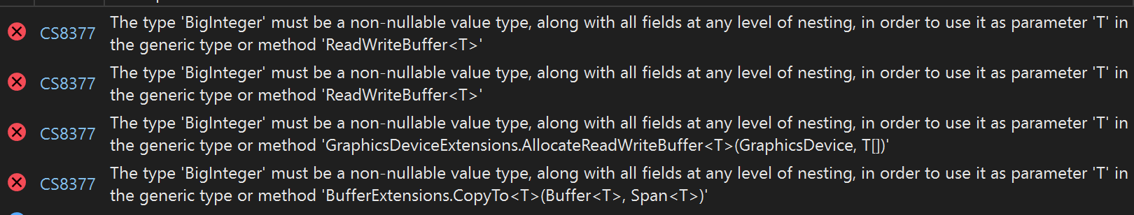 BigInteger and BigFloat support · Issue #209 · Sergio0694/ComputeSharp ...