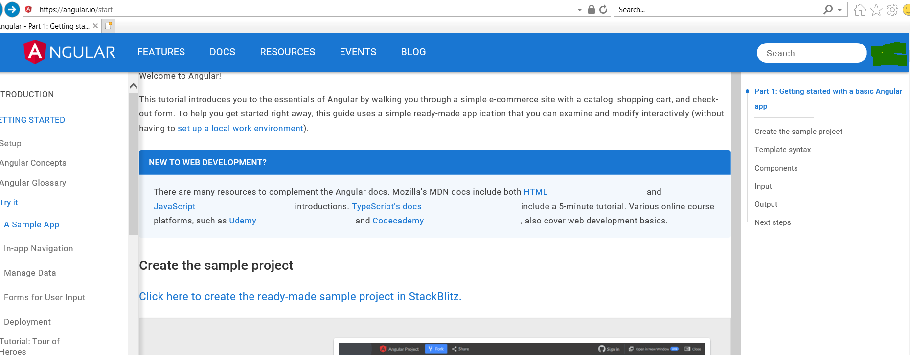 Angular Page Twitter And Github Icons Are Not Showing In Header
