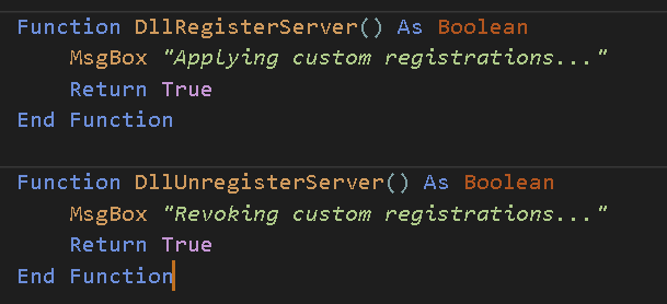 Generated ActiveX DLLs need to support DllRegisterServer and ...