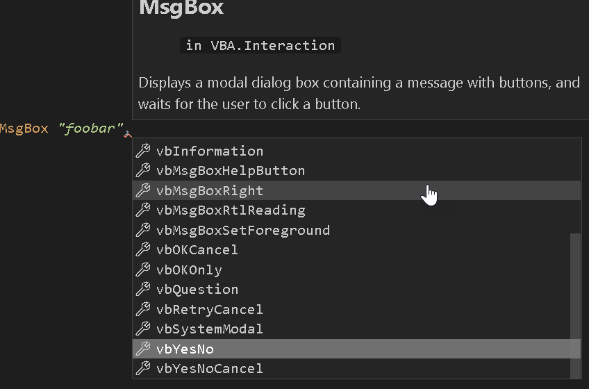Intellisense Improvements · Issue #337 · twinbasic/twinbasic · GitHub