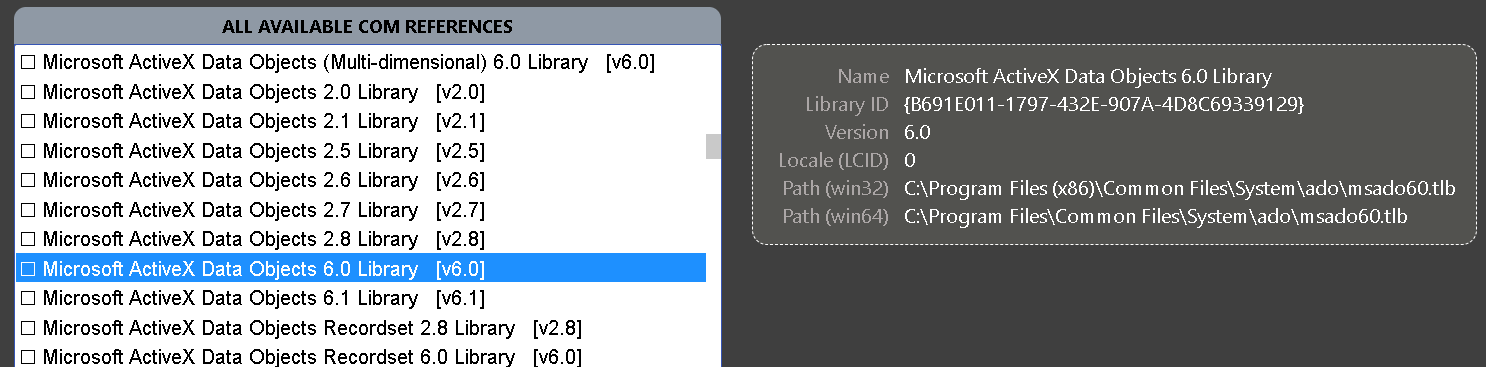 Improvement to COM References list · twinbasic twinbasic · Discussion #592 · GitHub