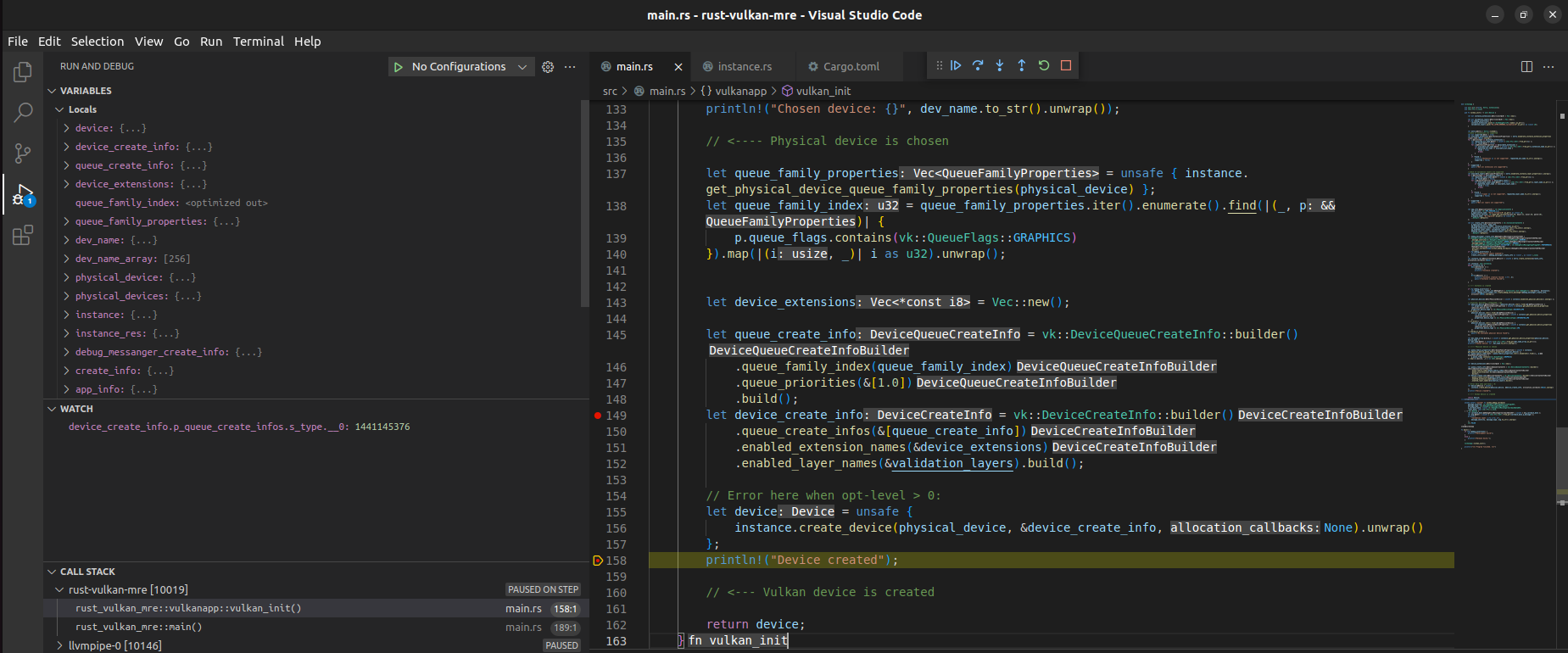 Compiler optimizations lead to broken code. · Issue #699 · ash-rs/ash · GitHub