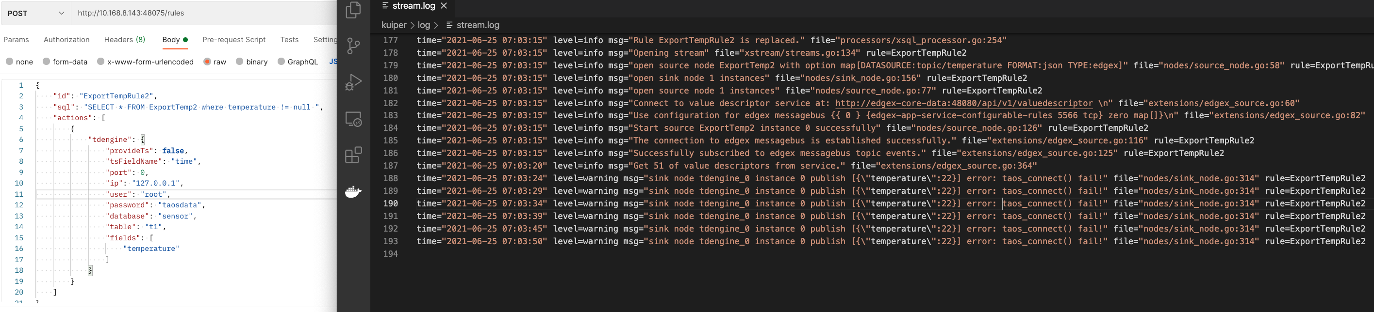 How To Use Kuiper S Tdengine Plugin · Issue 848 · Lf Edge Ekuiper · Github