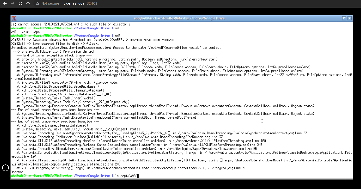 VDF is crashing when has no permissions to write · Issue #360 · 0x90d/videoduplicatefinder · GitHub