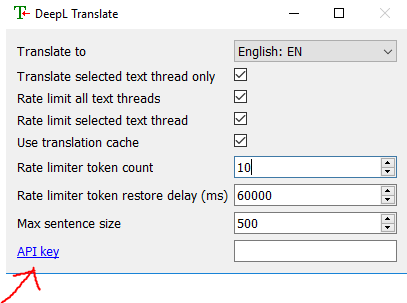 How to add paid DeepL api key? · Issue #369 · Artikash/Textractor · GitHub