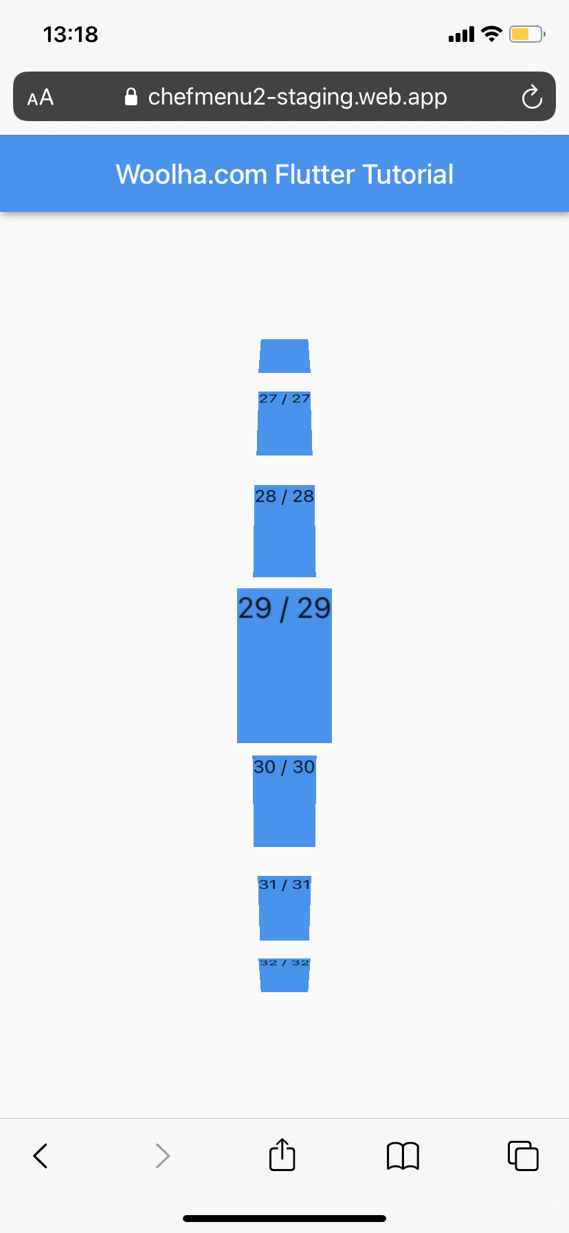 physics: FixedExtentScrollPhysics() in CustomScrollView NOT working on [phone] only works on ...