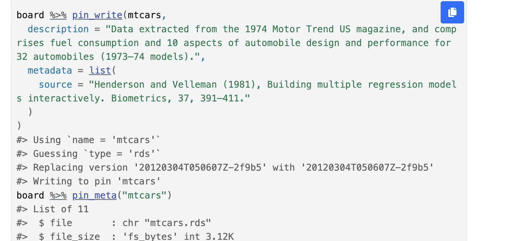 pin_write: give informative messages about replacing version, etc.. · Issue #48 · rstudio/pins ...