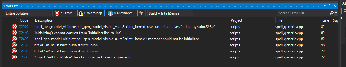 Visual studio compile error · Issue #1451 · azerothcore/azerothcore ...