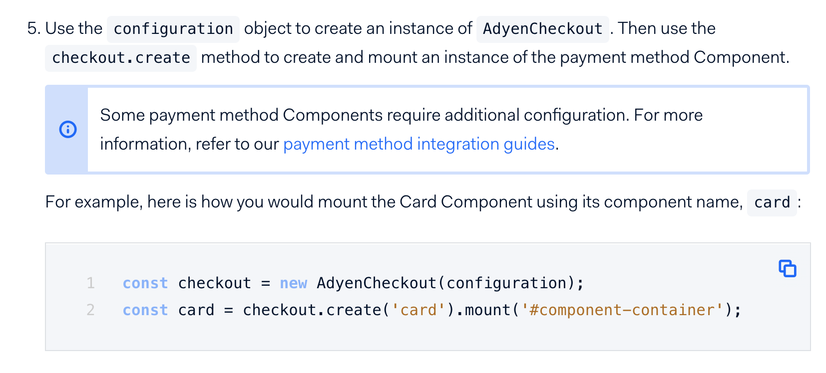 Payment method is not included in paymentMethodsResponse, but component is still displayed ...