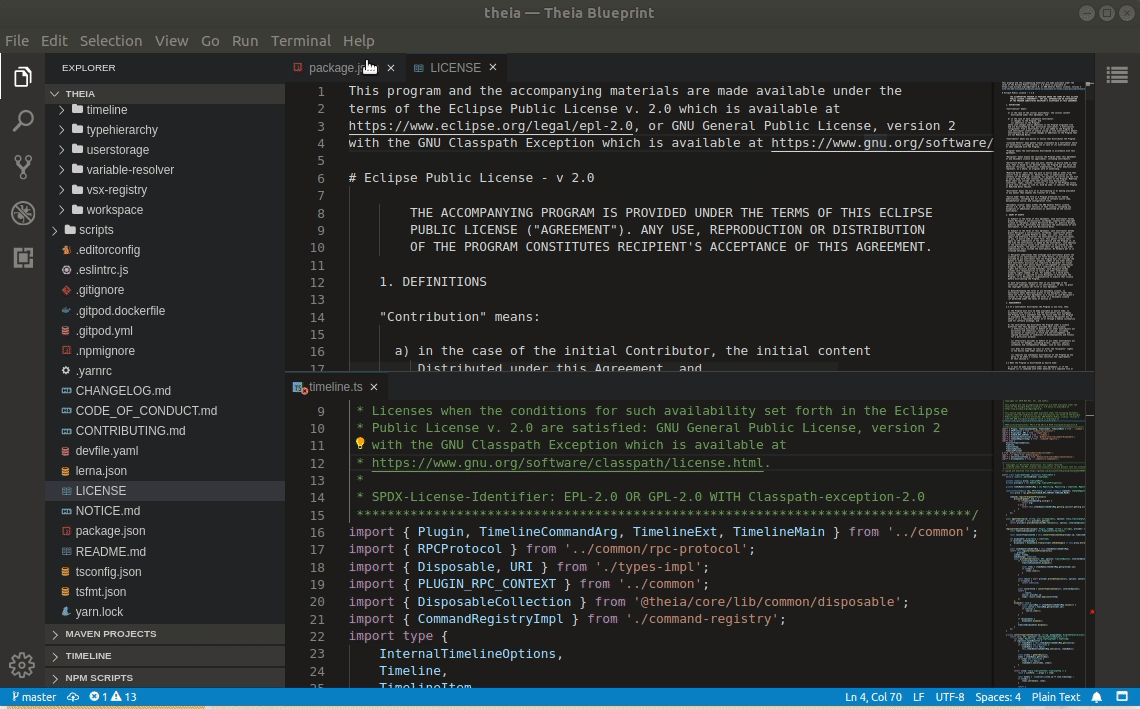 [About dialog] fix opening of external links · Issue #95 · eclipse-theia/theia-ide · GitHub