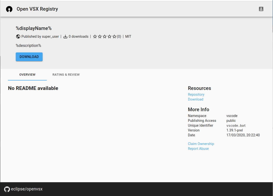 Add info required for registry's extension page · Issue #19 · eclipse-theia/vscode-builtin ...