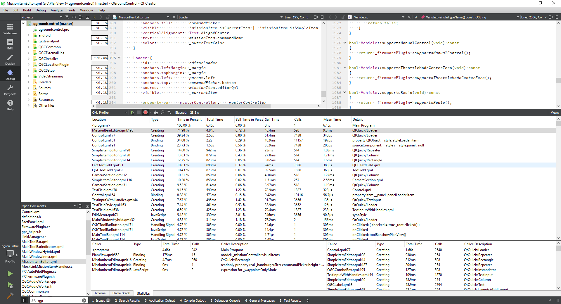 QML Performance: MissionItemEditor creation expensive · Issue #5492 · mavlink/qgroundcontrol ...