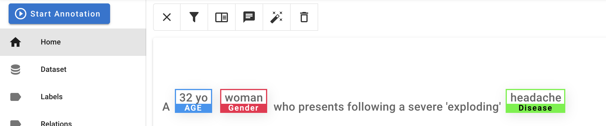 Annotated text not visible in the dark mode for Sequence Labeling project · Issue #1468 ...