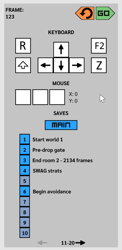 Control Panel - Redoing Saves · Issue #53 · OpenGMK/OpenGMK · GitHub