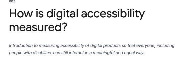 Typo in description of How is digital accessibility measured page · Issue #8791 · GoogleChrome ...