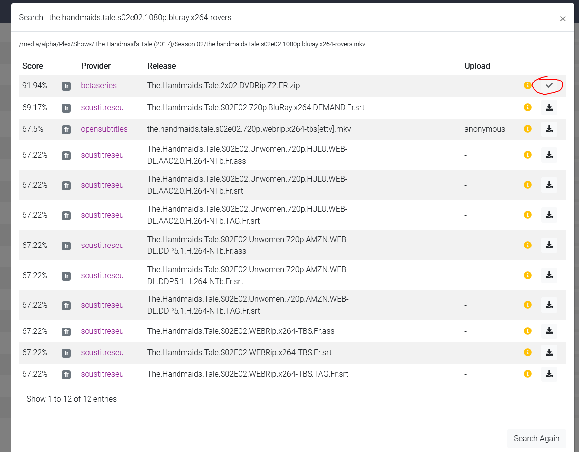 Download failed with BetaSeries after manual search · Issue #1423 · morpheus65535/bazarr · GitHub
