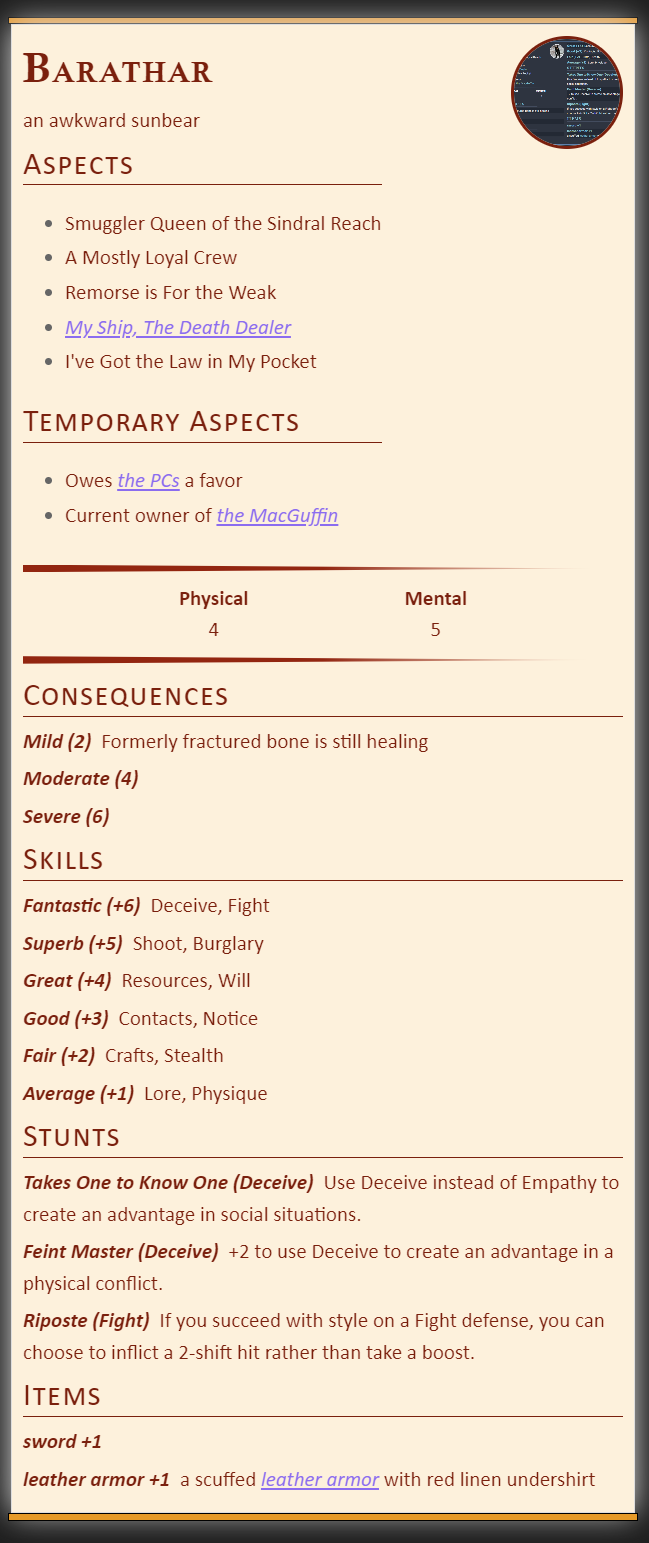 Lack of Coloration for Fate Core Layout · Issue #217 · javalent/fantasy ...