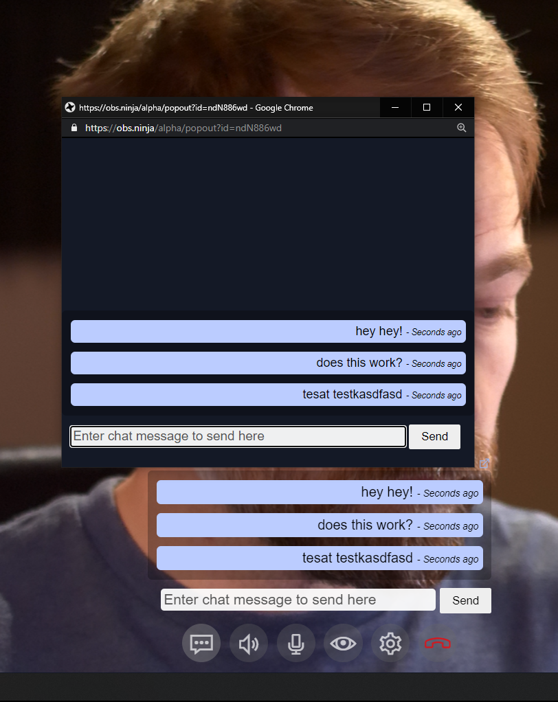 Allow that Chat box to POP OUT · Issue #511 · steveseguin/vdo.ninja · GitHub
