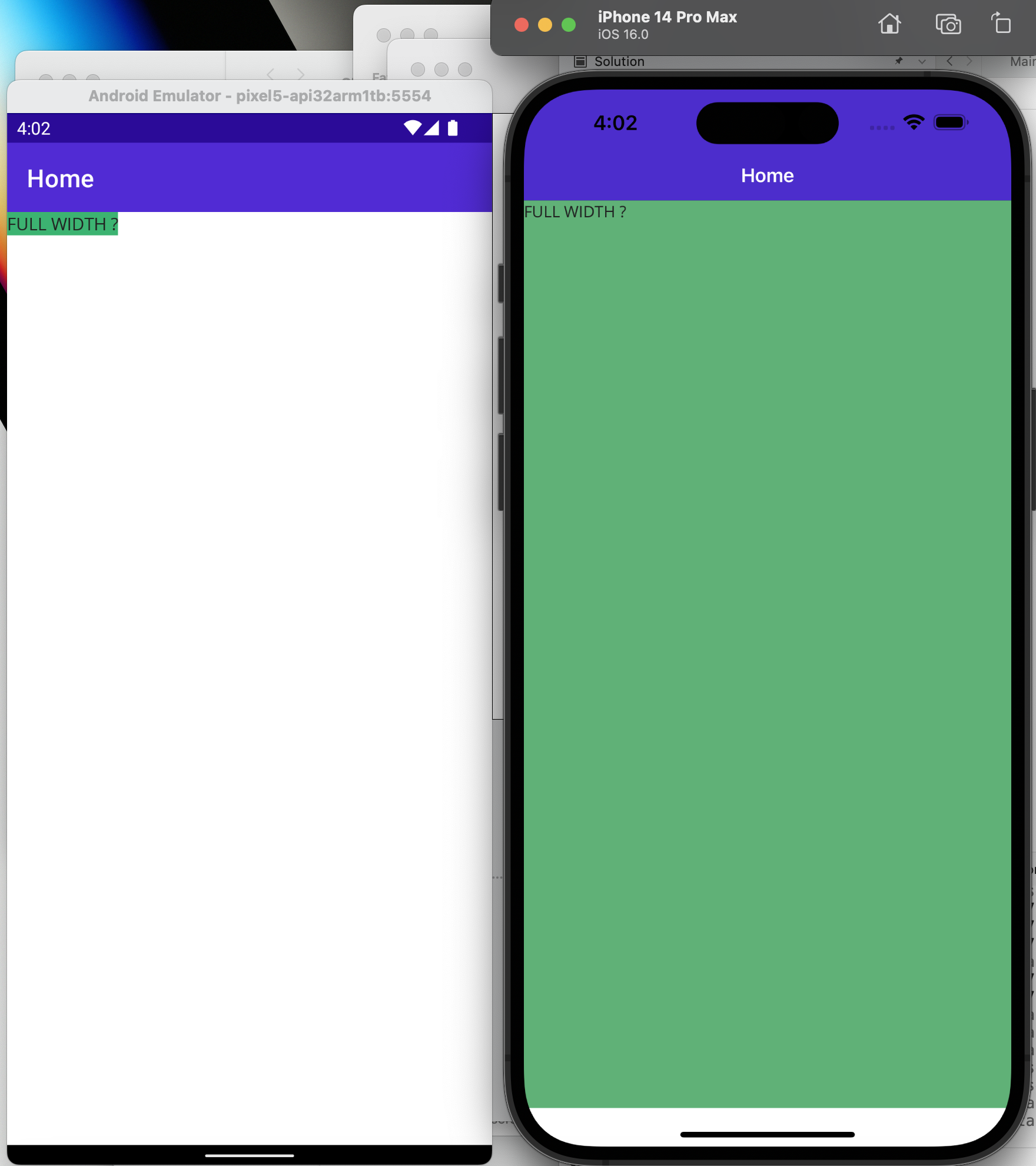 HorizontalOptions="FillAndExpand" is ignored in Android when a stack layout is inside a ...