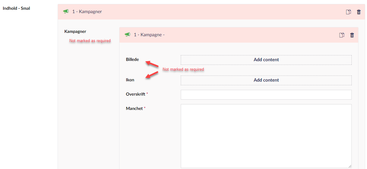 Non-required fields marked as required in nested content · Issue #10246 · umbraco/Umbraco-CMS ...