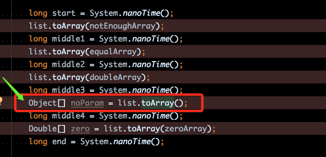 Should Not Use Pre Sized Array For Toarray Method · Issue 348 · Alibabap3c · Github